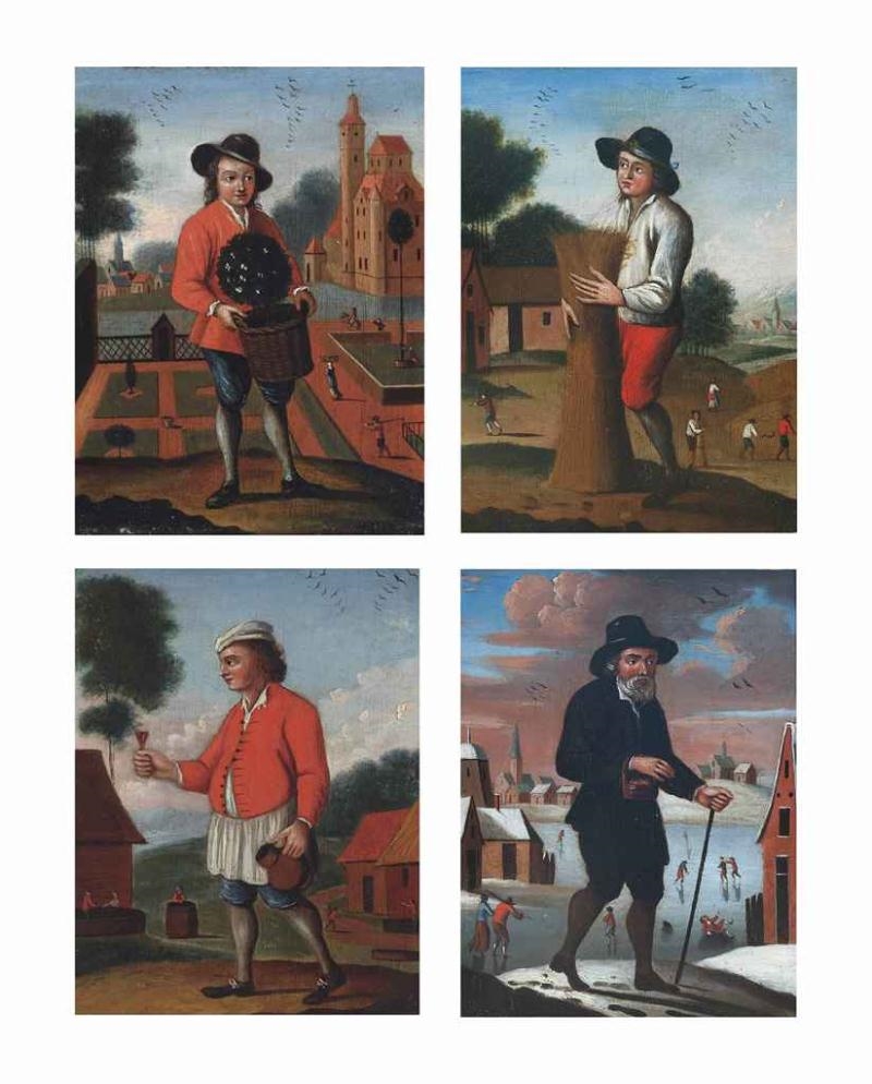 David Teniers the Younger | An Allegory of the Four Seasons: Spring ...
