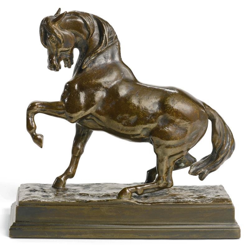 Antoine-Louis Barye | Cheval Turc No. 4 (Turkish Horse No. 4) | MutualArt