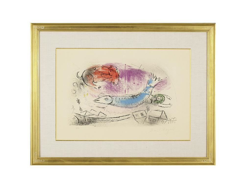 Marc Chagall | BLUE FISH | MutualArt