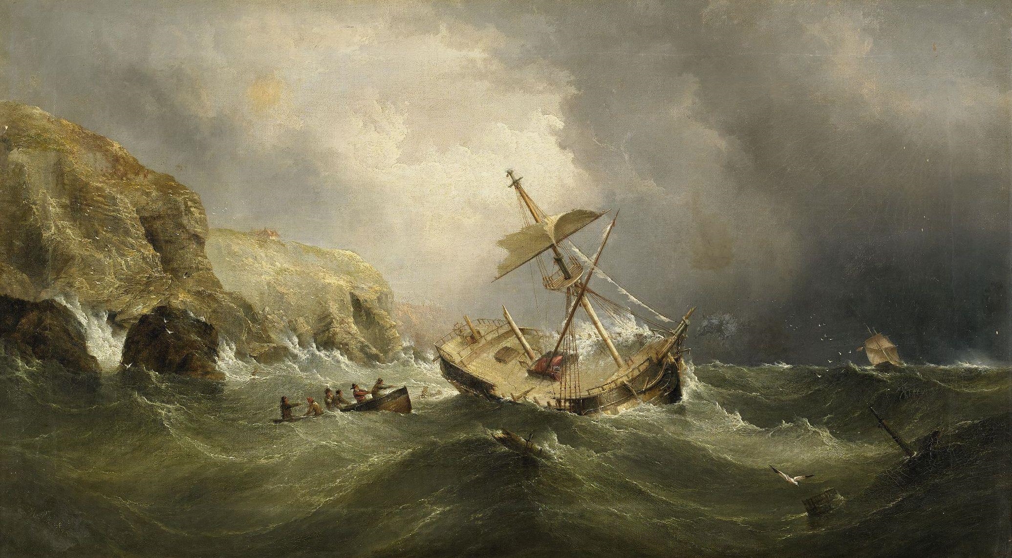 Henry Redmore | Skeppsbrott (1875) | MutualArt
