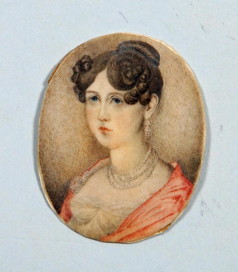 British School, 19th Century | Portrait of Charlotte Du Percy Howard ...