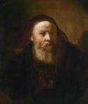 Rembrandt van Rijn | Portrait of an old man in the costume of a rabbi ...