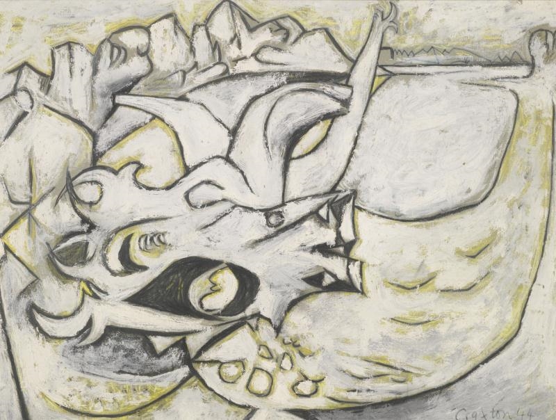 John Craxton | TREE ROOT IN A WELSH ESTUARY (1944) | MutualArt