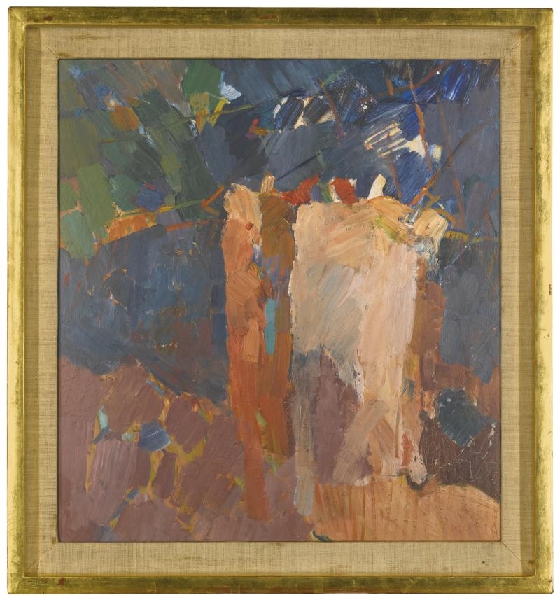 Keith Vaughan | Wrestlers (1964) | MutualArt