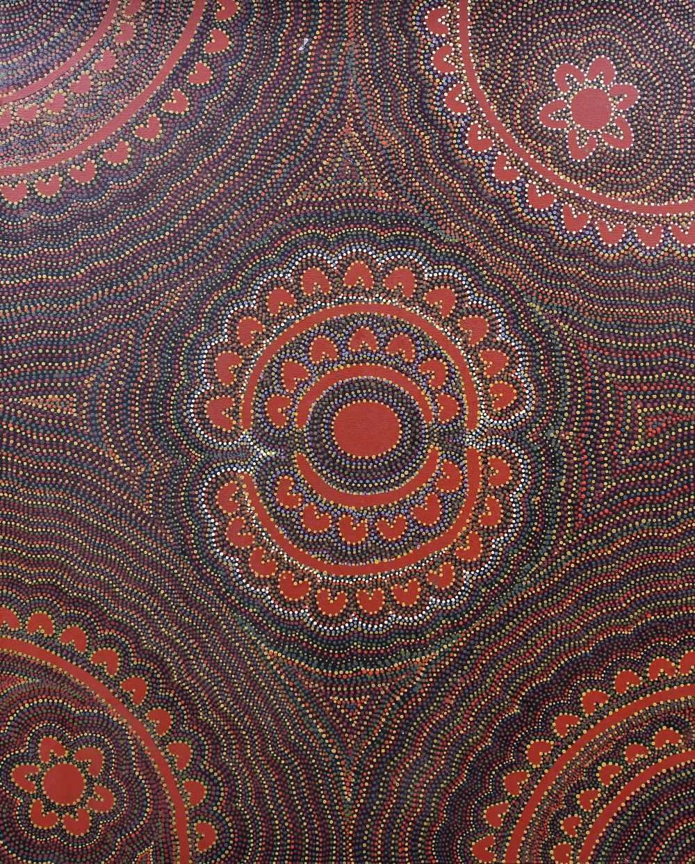 Joy Jones Kngwarreye | Woman's fertility ceremony in large cave near ...