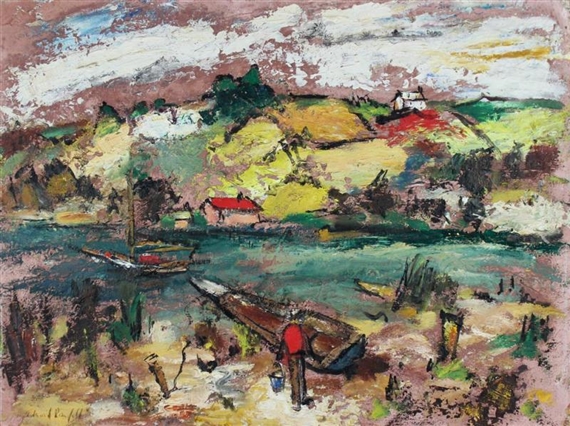 Edward Rosenfeld | SEASIDE LANDSCAPE | MutualArt