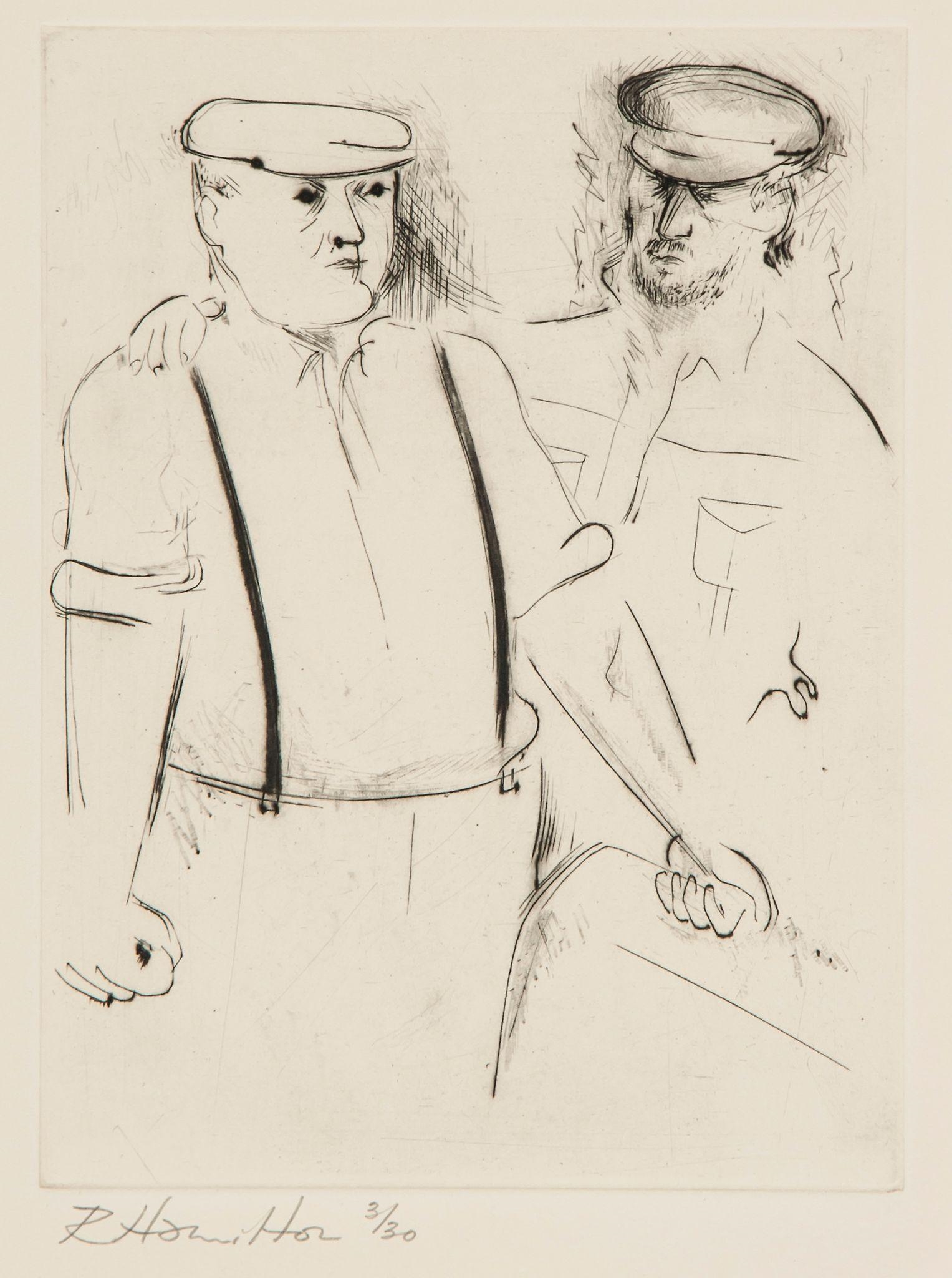 Richard Hamilton | Polaroid Portraits, Vol 2 (L.B2) (1981) | MutualArt