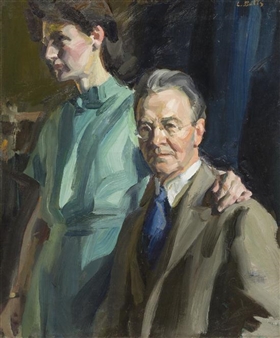 Louis Betts | Portrait of Suzanne Israel, age 18 (1929) | MutualArt