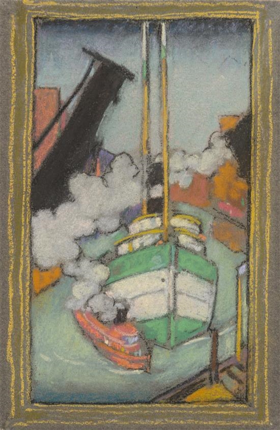 William Penhallow Henderson | Chicago River (Circa 1915) | MutualArt