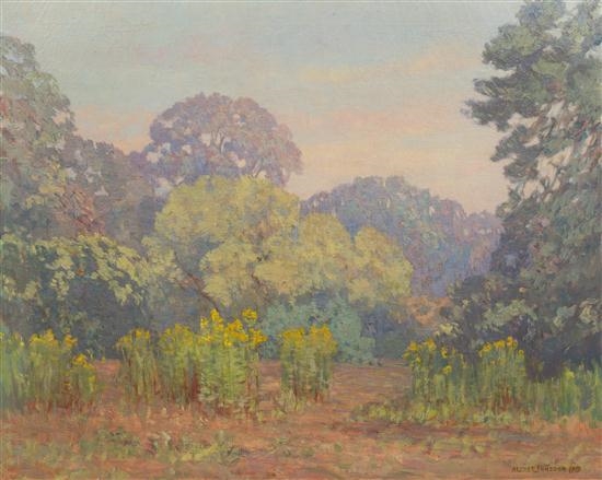 Alfred Jansson | Path Through the Goldenrod (1929) | MutualArt