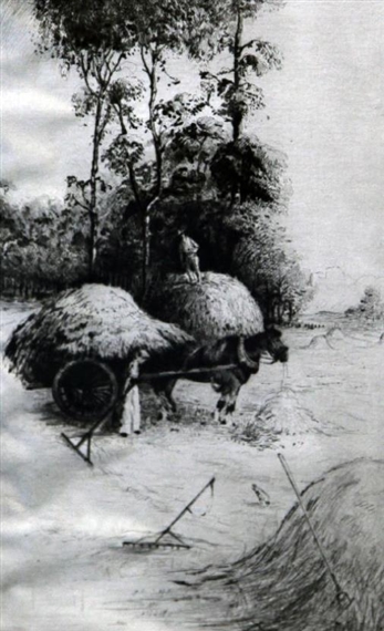 Henry Simpson | The Hay Cart | MutualArt