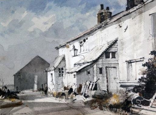 Rowland Hilder | Hilders Cottage Queenborough Isle of Sheppey | MutualArt