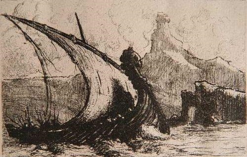 Joseph Gabriel | Viking Ship (1901) | MutualArt