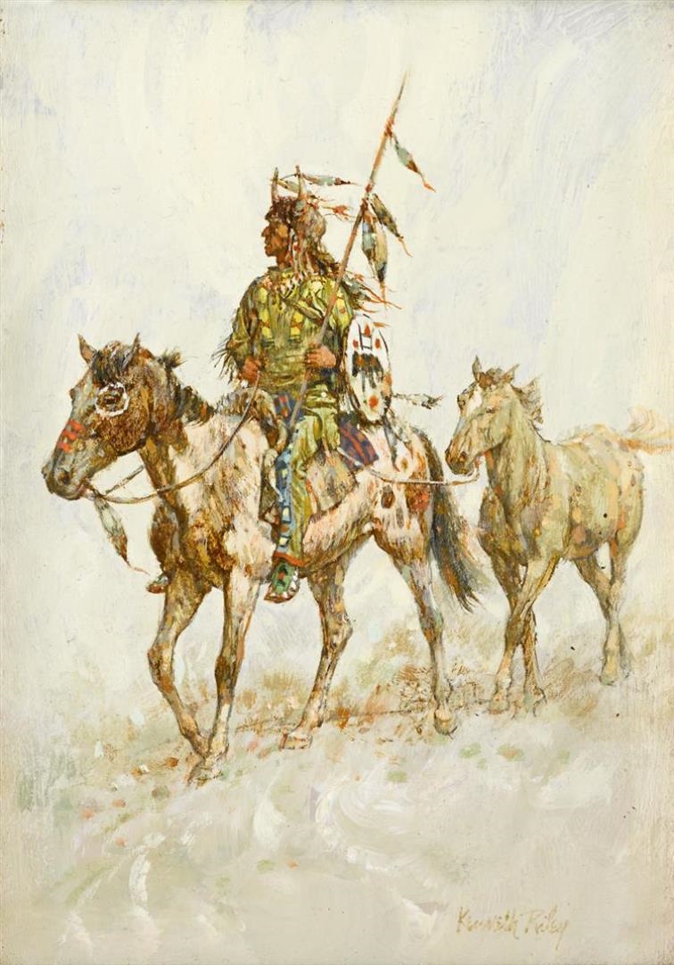 Kenneth Riley | Study for The Warriors | MutualArt