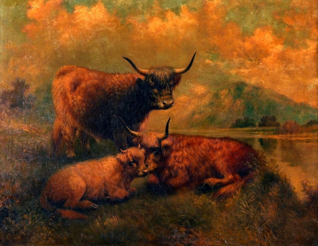 G. Wilson | HIGHLAND CATTLE | MutualArt