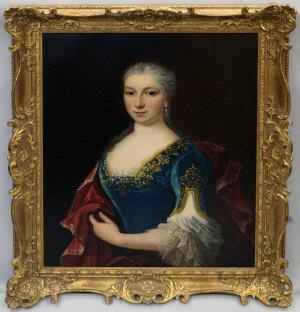 Jean-Marc Nattier | Portrait of a Lady with Flower | MutualArt