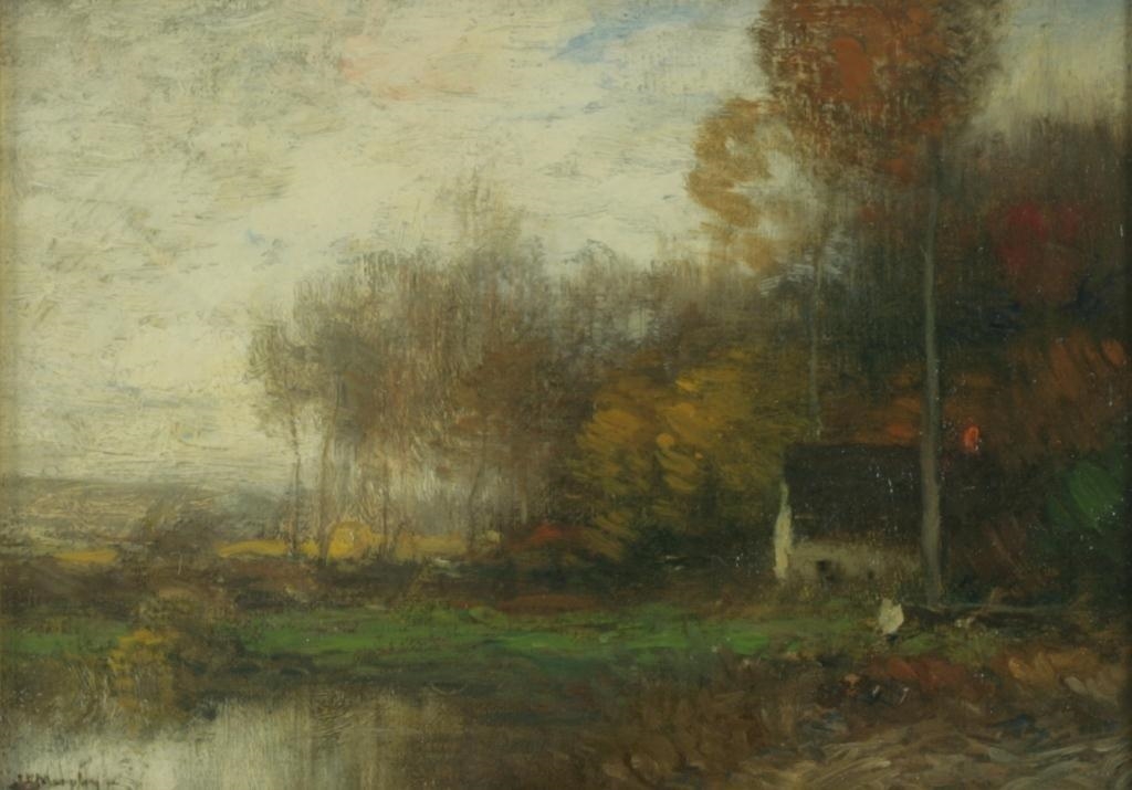 John Francis Murphy | House with a Stonewall | MutualArt