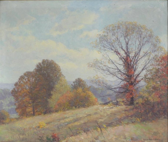 Adolph Robert Schulz | Autumn Landscape or Old Fields | MutualArt