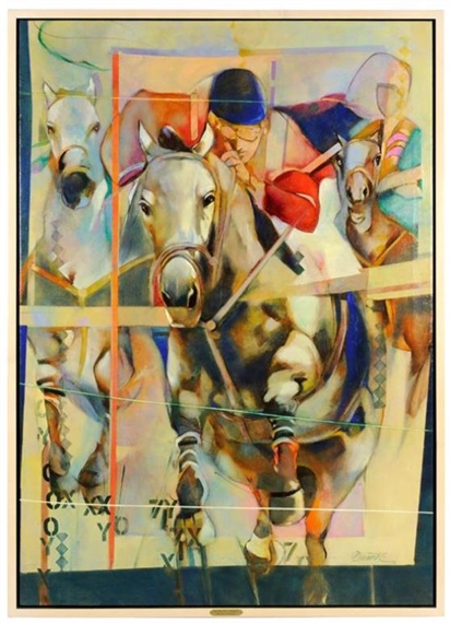 Dalva Duarte | Racing White Horses | MutualArt