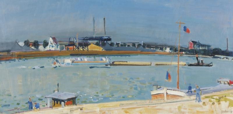 Rudolf Zender | SOMMER AN DER SEINE (1958) | MutualArt