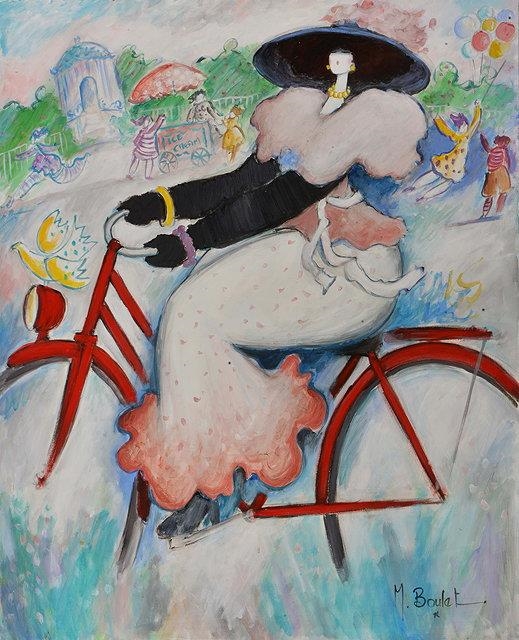 Michel Boulet | The elegant cyclist | MutualArt