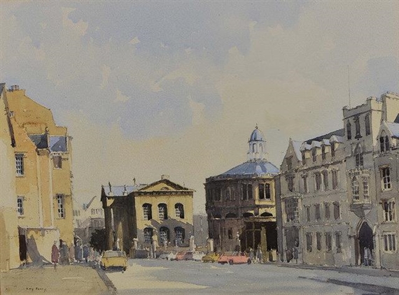 Roy Perry | Broad Street, Oxford (1974) | MutualArt