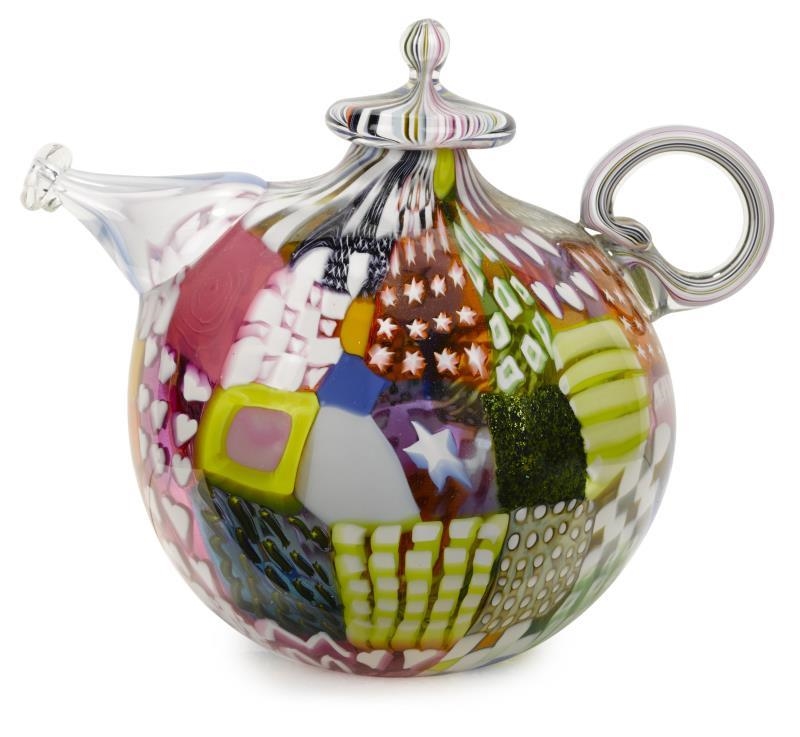 Richard Marquis | 2 Works: Non Functional Murrina Glass Teapot; Italian ...