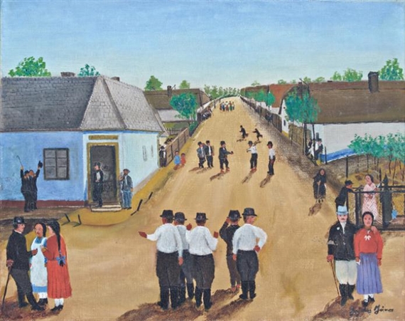 János Gajdos | 6 Artworks at Auction | MutualArt