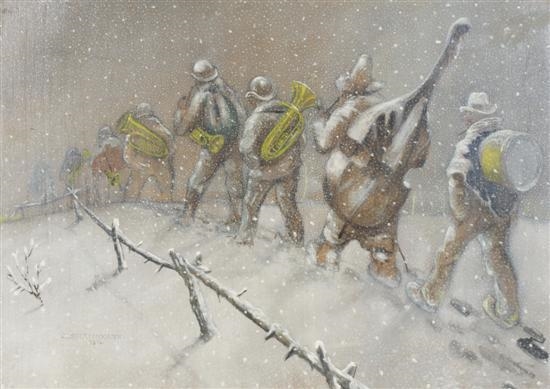 Carl Strathmann | Musicians (1916) | MutualArt