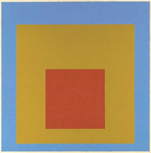 Josef Albers | Echoed (Homage to the Square) (1954) | MutualArt