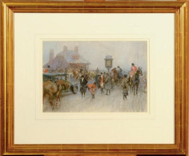 Gilbert Joseph Holiday | A Meet Outside of a Pub | MutualArt