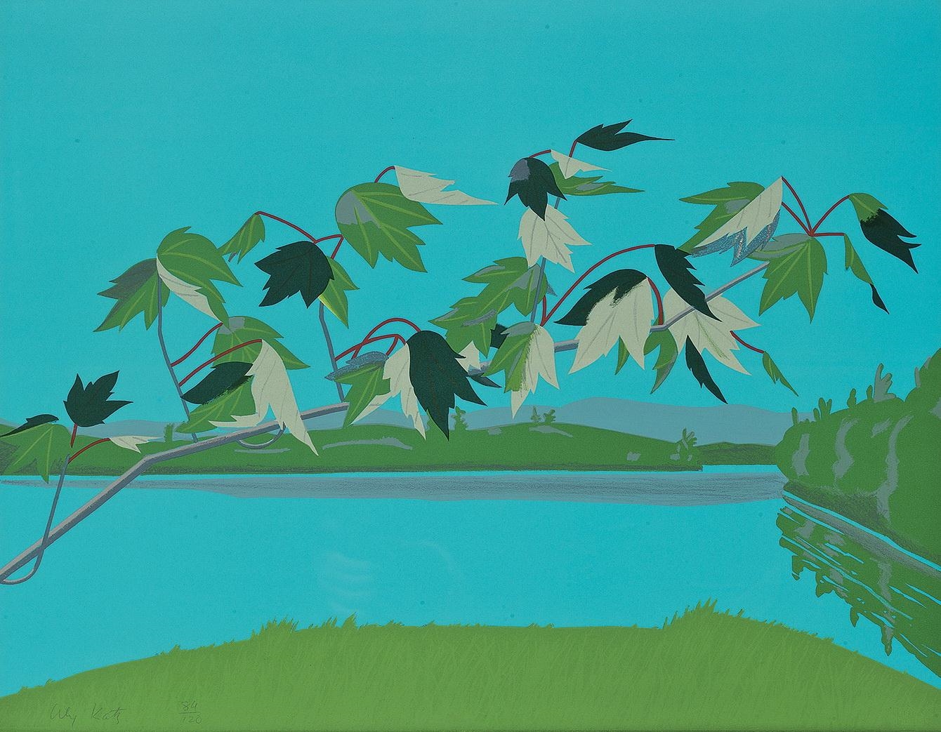 Alex Katz | Late July 1 (1971) | MutualArt