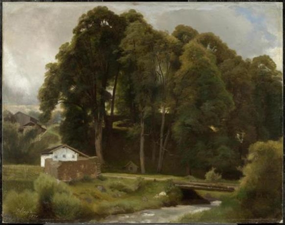 Johann Gottfried Steffan | Forest landscape near Brienz (1871) | MutualArt