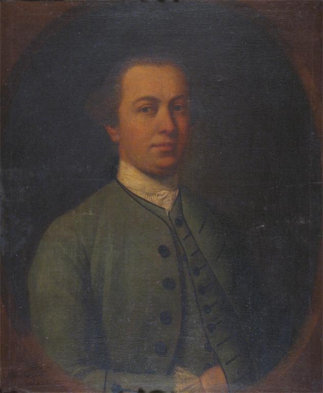 Cosmo Alexander | Portrait of a gentleman wearing green (1757) | MutualArt