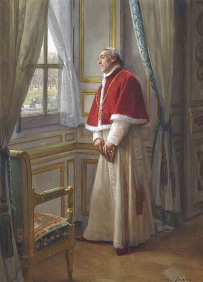 Jose Frappa | A cardinal waiting at a window | MutualArt