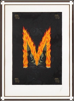 Erté | ALPHABET SUITE, LETTER K | MutualArt