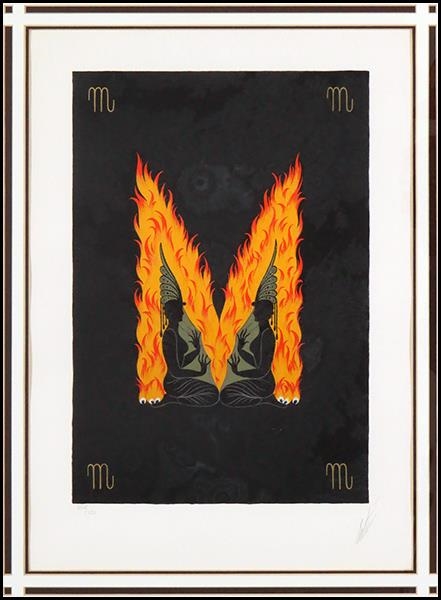 Erté | ALPHABET SUITE, LETTER M | MutualArt