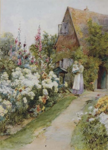 John Edward Goodall | A Cutting Garden | MutualArt