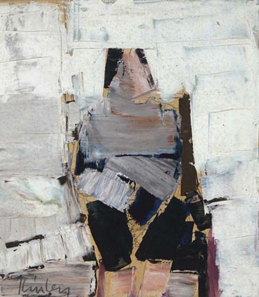 Peter Kinley | Figure in a chair (1960) | MutualArt
