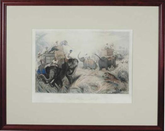 Thomas Landseer | Tiger Hunting by Edmund Walker: Four Plates (Circa ...
