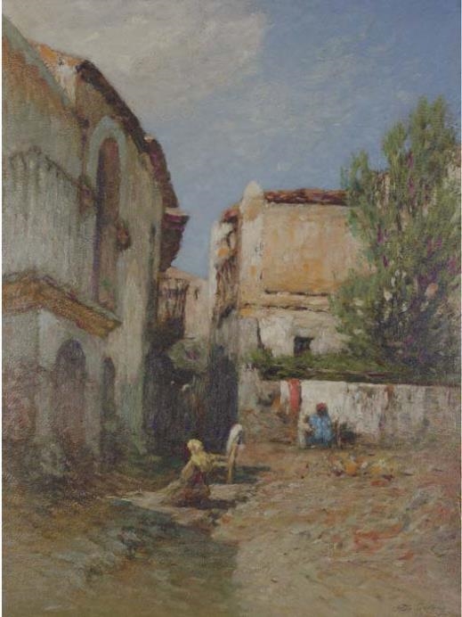 Otto Geleng | Mediterranean Village | MutualArt