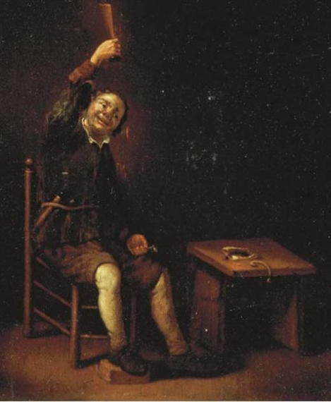 Dutch School, 17th Century | A Jolly Toper | MutualArt