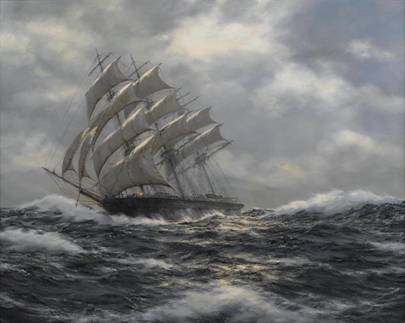 Henry Scott | The American clipper ship North Star | MutualArt