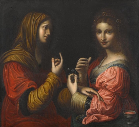 Bernardino Luini | VANITY AND MODESTY | MutualArt