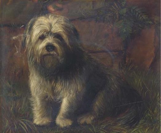 Henry Crowther | Portrait of a terrier | MutualArt