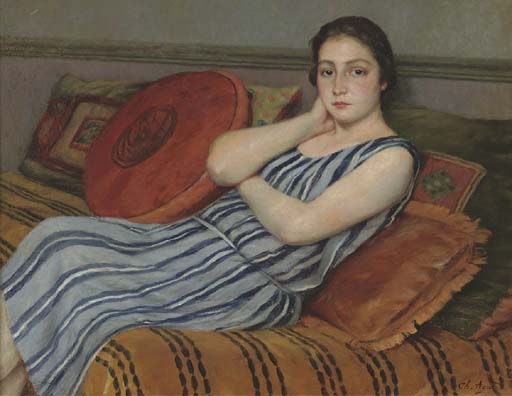 Charles-Jean Agard | Jeune fille au repos | MutualArt