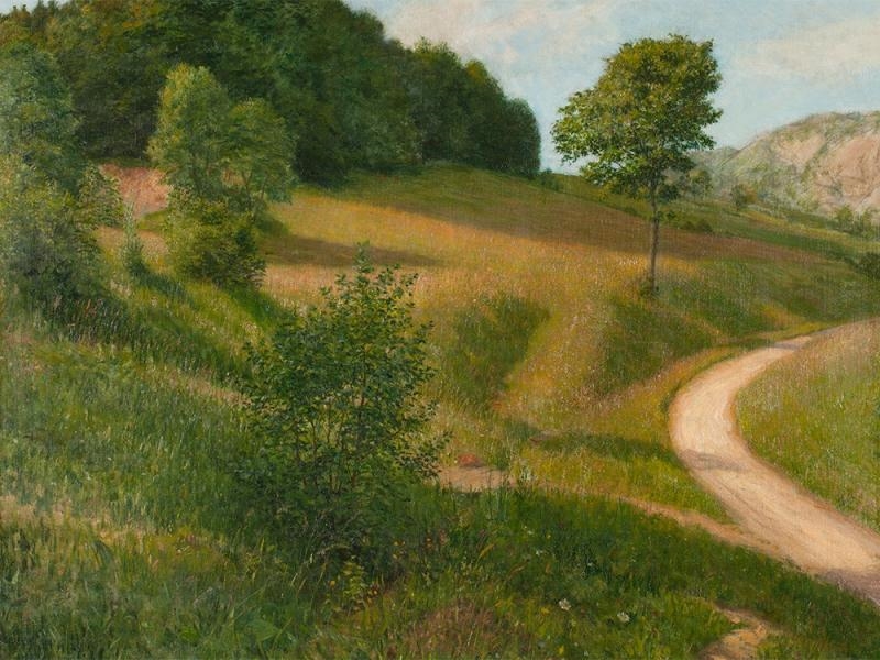 Adolf Helmberger | Summer Landscape (1912) | MutualArt