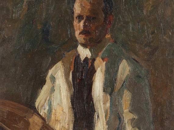 Carl Jörres | Self Portrait (1906) | MutualArt