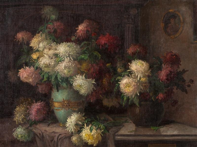 Konstantin Stoitzner | Dahlias (1920) | MutualArt