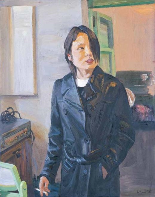 Liu Xiaodong | Xiao Lin and Ann (1995) | MutualArt